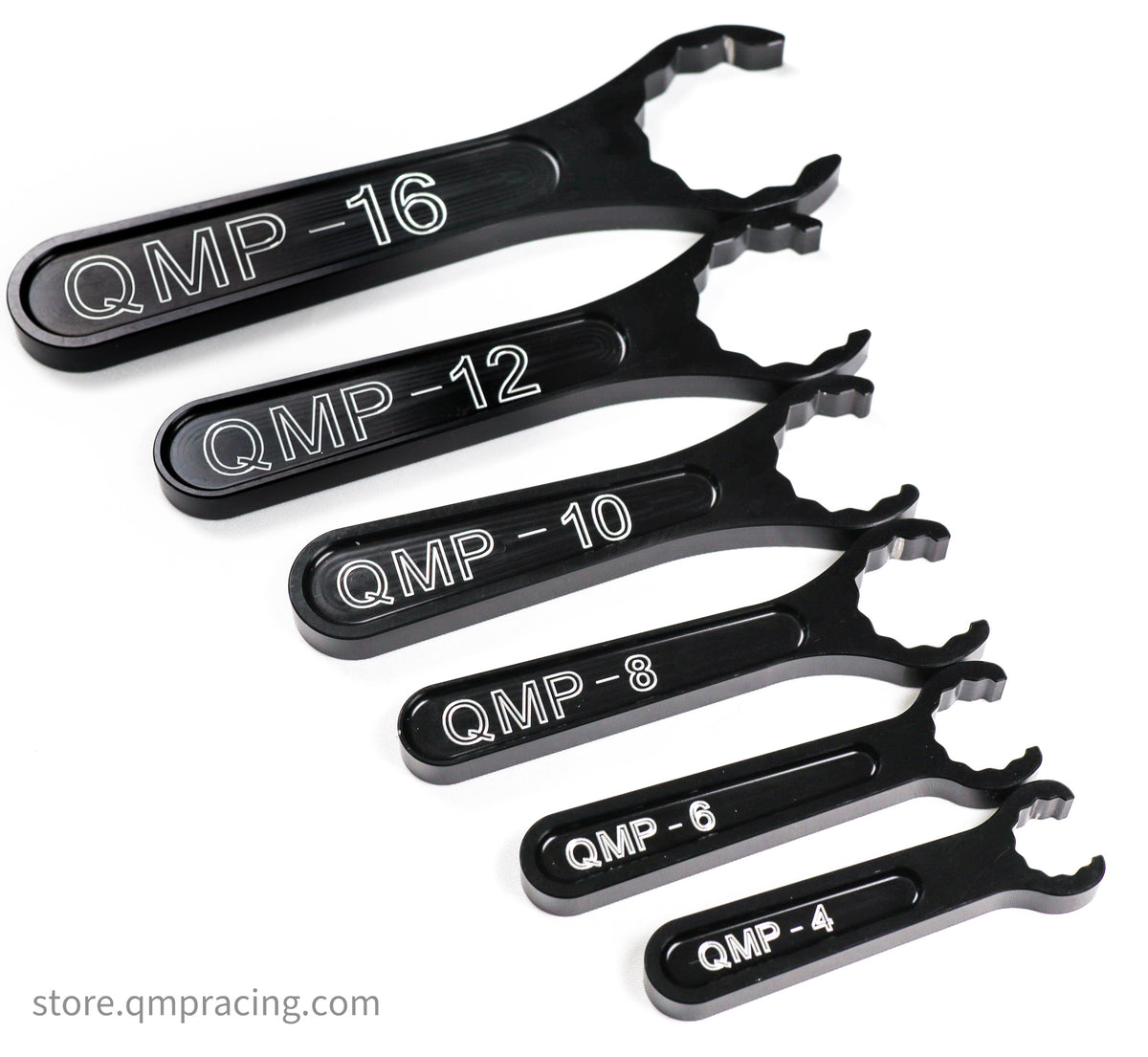 Tight Clearance Aluminum Wrench 6pc Set Size -4AN to -16AN Made By QMP ...